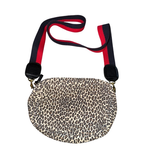 Clare V | Bags | Clare V Midi Sac Leather Mini Cat Animal Print ...